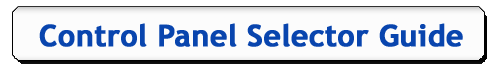 C&E Sales Control Panel Selector Guide